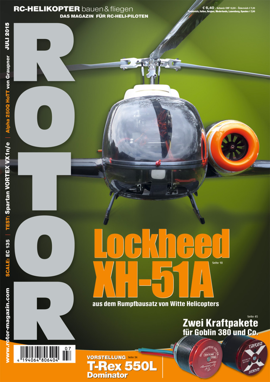 Dino-Update: T-Rex 550L Dominator - ROTOR Magazin